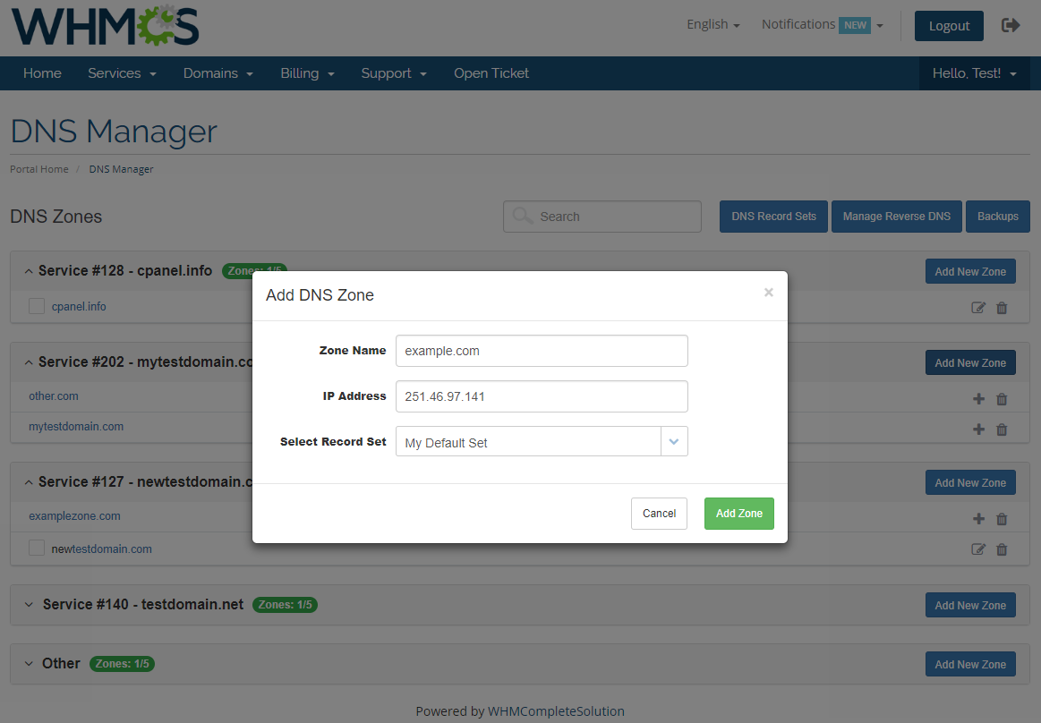 DNS Manager, A Powerful Tool for EMWD Clients - Web Hosting Done ...